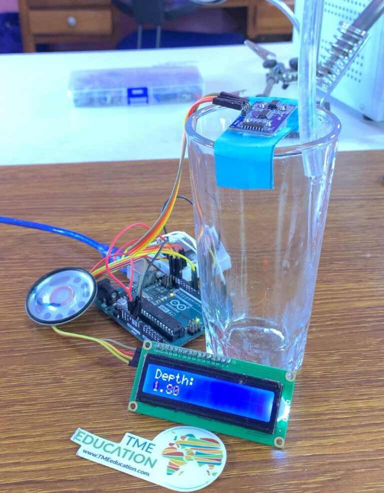 Water Level Measurement with Audio using Arduino - Upload Ideas with Itamar
